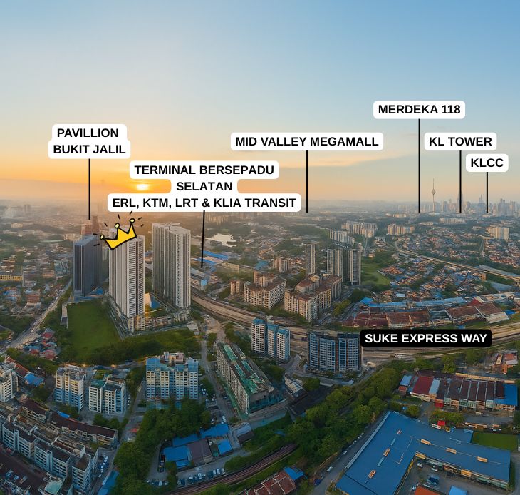 PSV Residence – Live at the heart of KL’s transport hub with PSV2 Residence, just opposite TBS ...